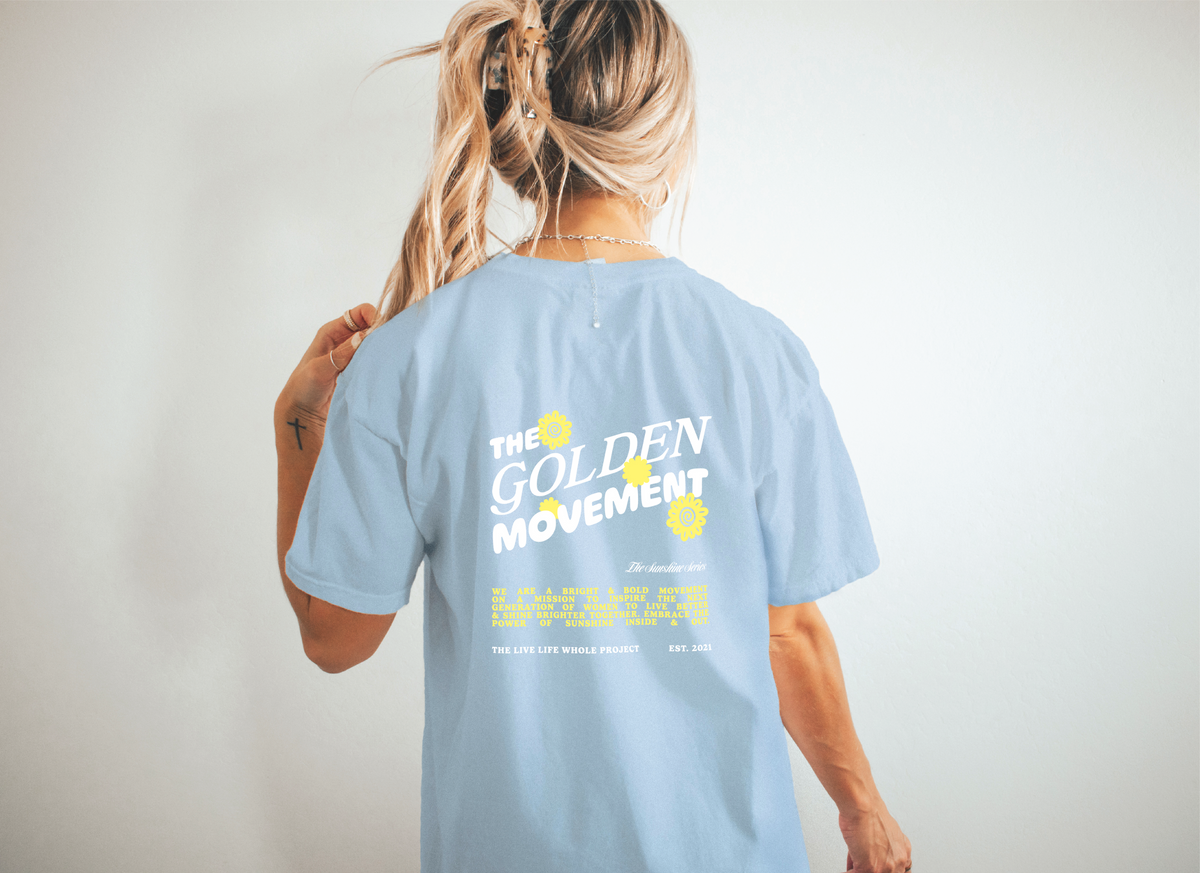 The Golden Movement Tee | The Live Life Whole Project